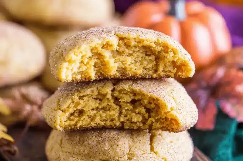 The Ultimate Chewy Pumpkin Snickerdoodles