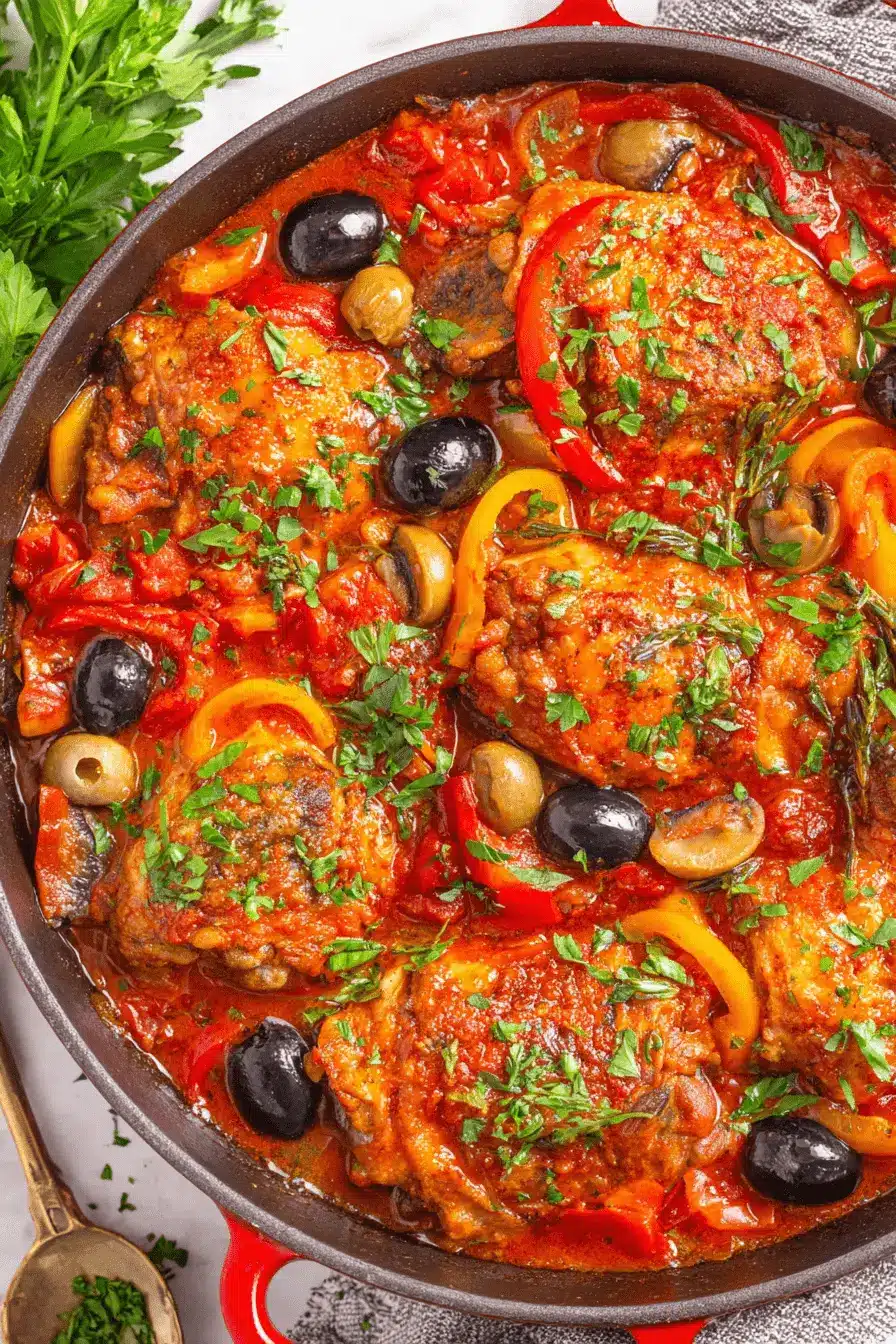 Ultimate Easy Chicken Cacciatore Recipe