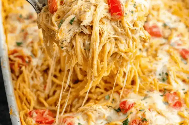 Ultimate Creamy Chicken Spaghetti Recipe