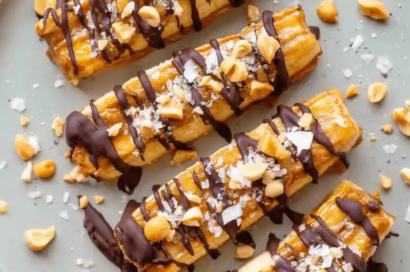 Amazing Frozen Banana Snickers Recipe